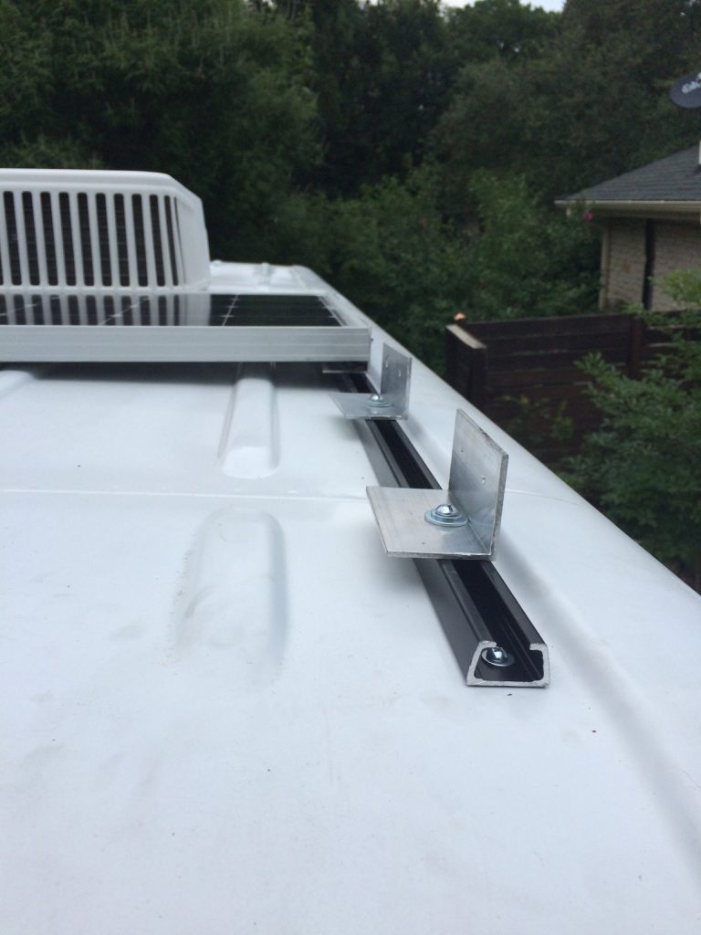 Installing Roof Rack Tracks on a T1N Sprinter - Sprinter Camper